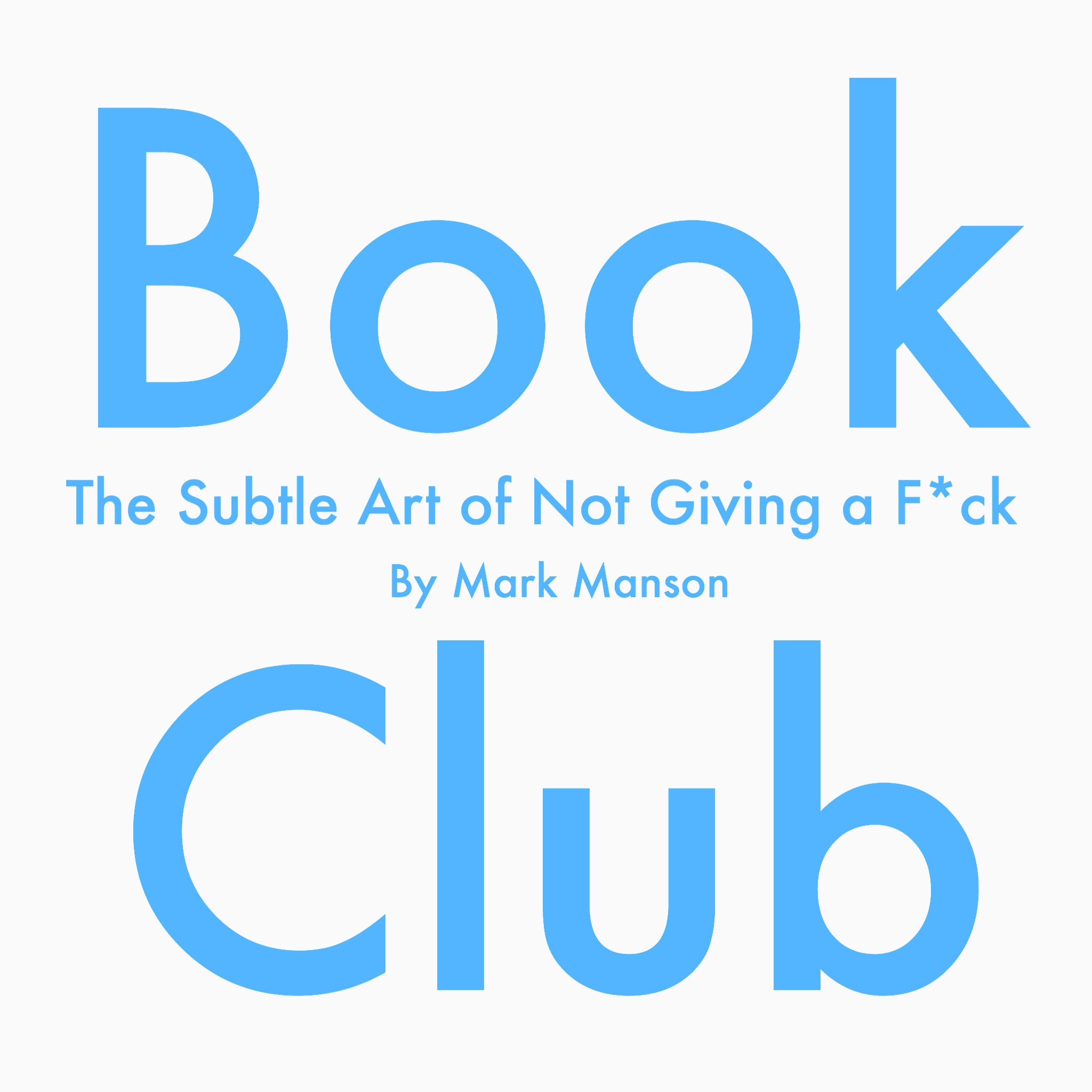 Book Club: The Subtle Art of Not Giving a F*ck – Sporty & Rich