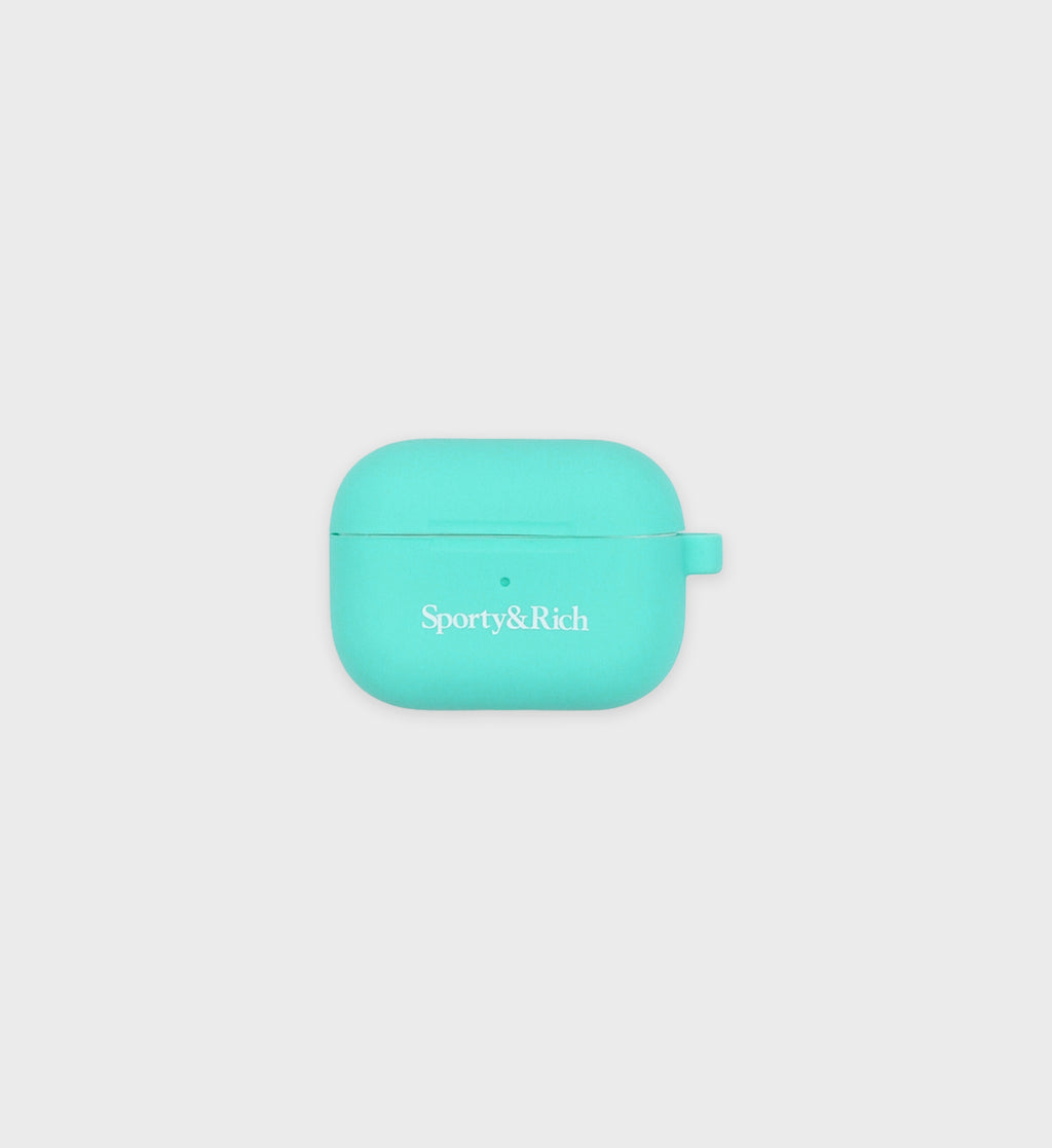Serif Logo AirPod Pro Case - Mint – Sporty & Rich