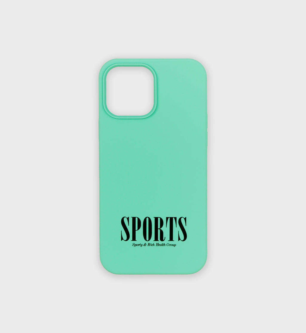 Sports iPhone Case - Stone Blue – Sporty & Rich