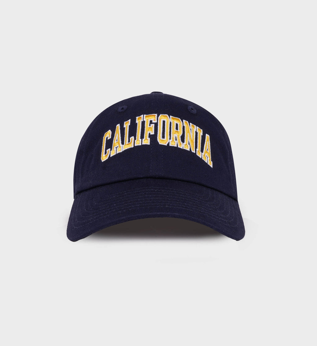 California Hat - Navy/Gold – Sporty & Rich