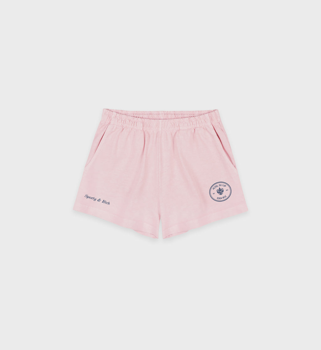 Eden Crest Disco Short - Eden Pink/Navy – Sporty & Rich