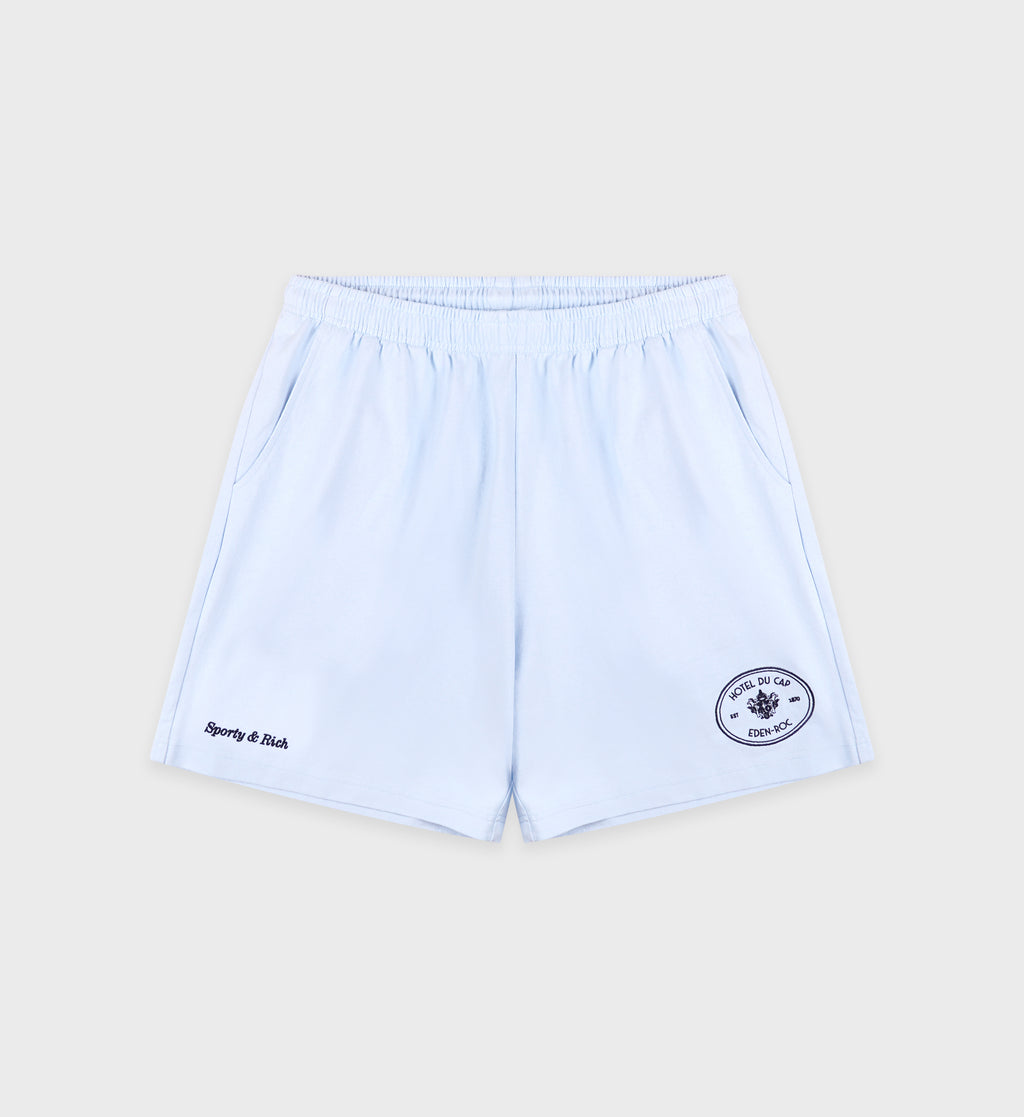 Eden Crest Gym Short - Ciel/Navy – Sporty & Rich