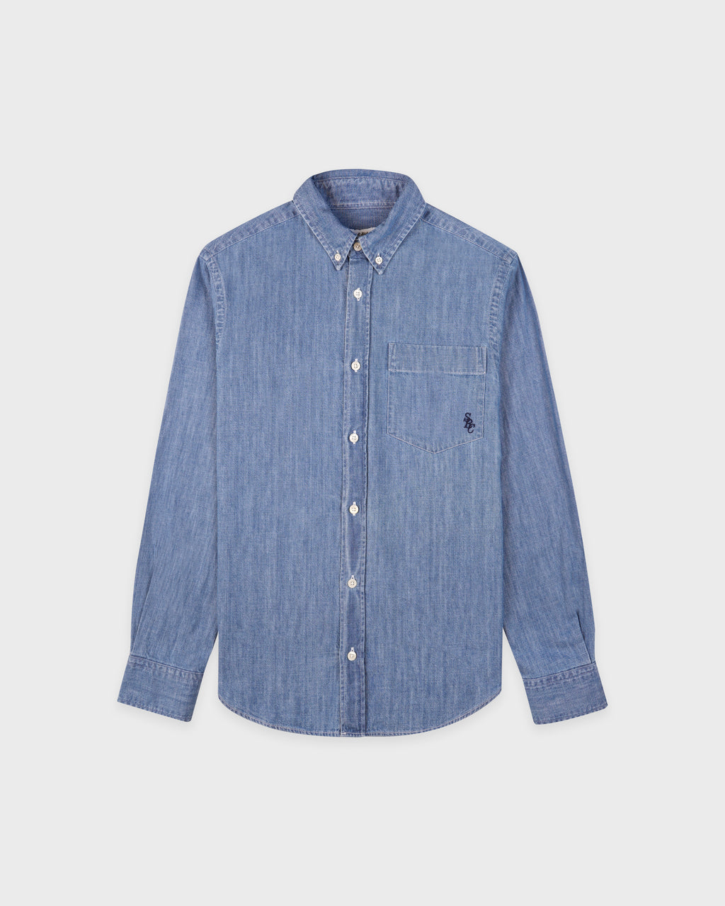 SRC Oversized Denim BD Shirt - Light Blue – Sporty & Rich