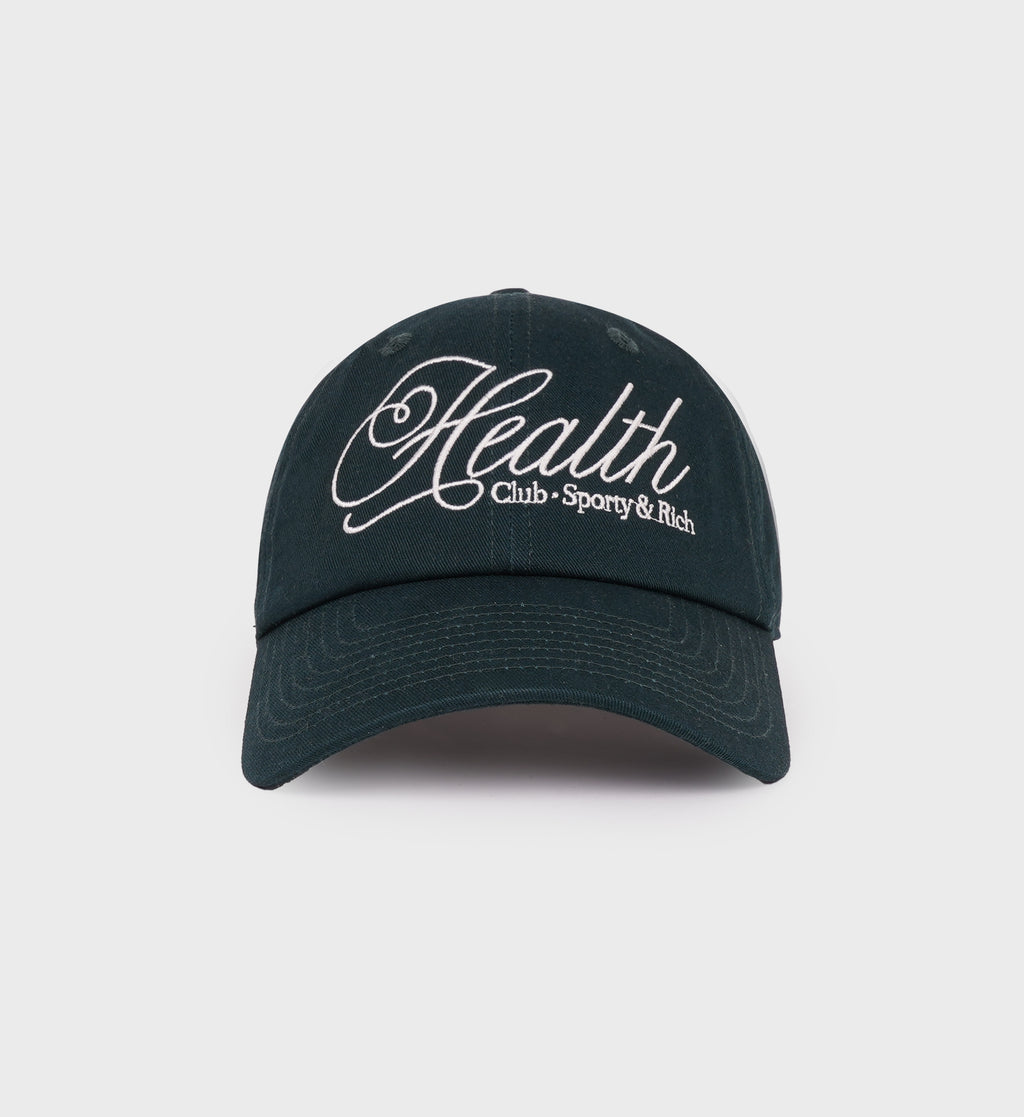Health Script Hat - Forest/Cream – Sporty & Rich