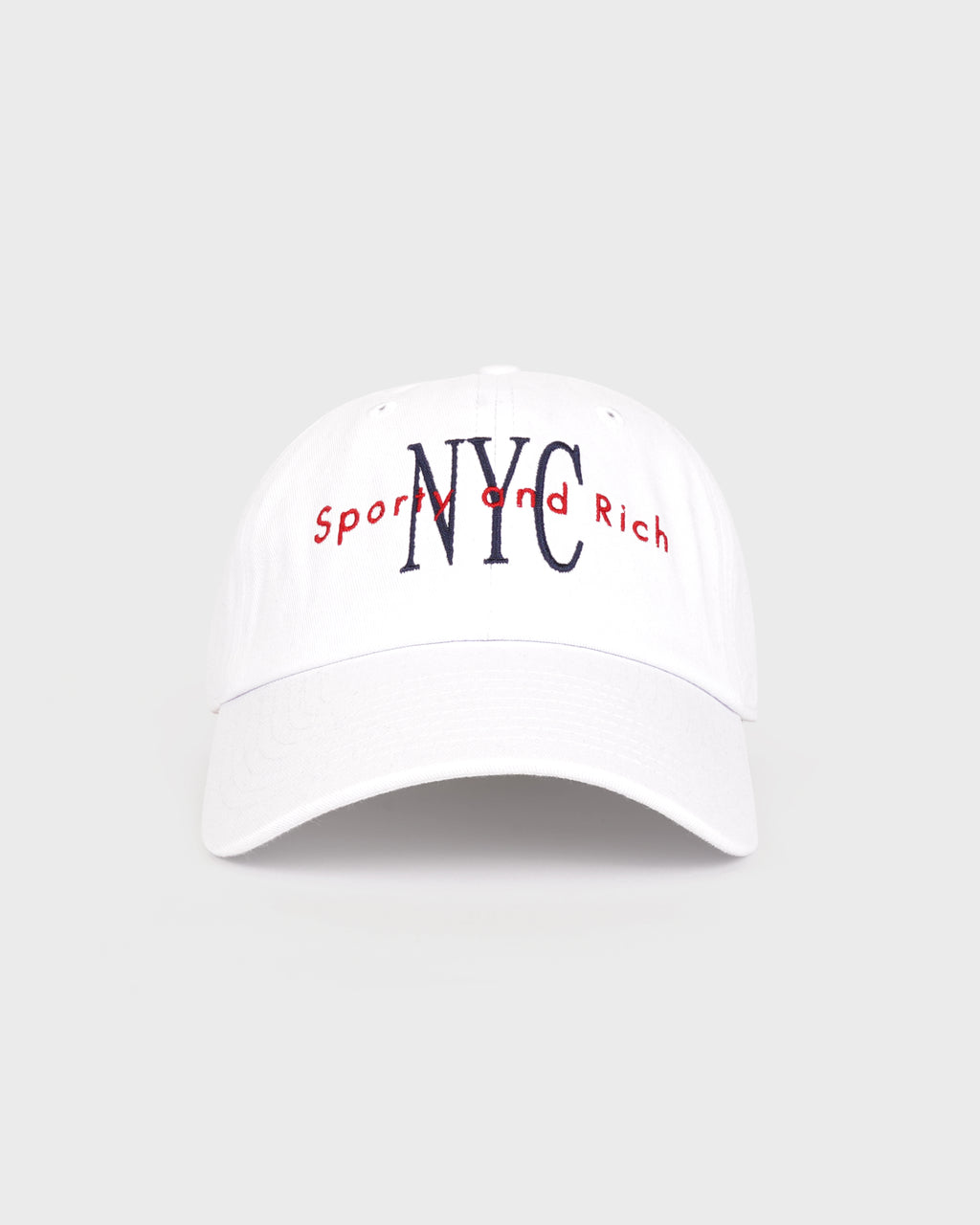 NY Minute Hat - White/Navy – Sporty & Rich