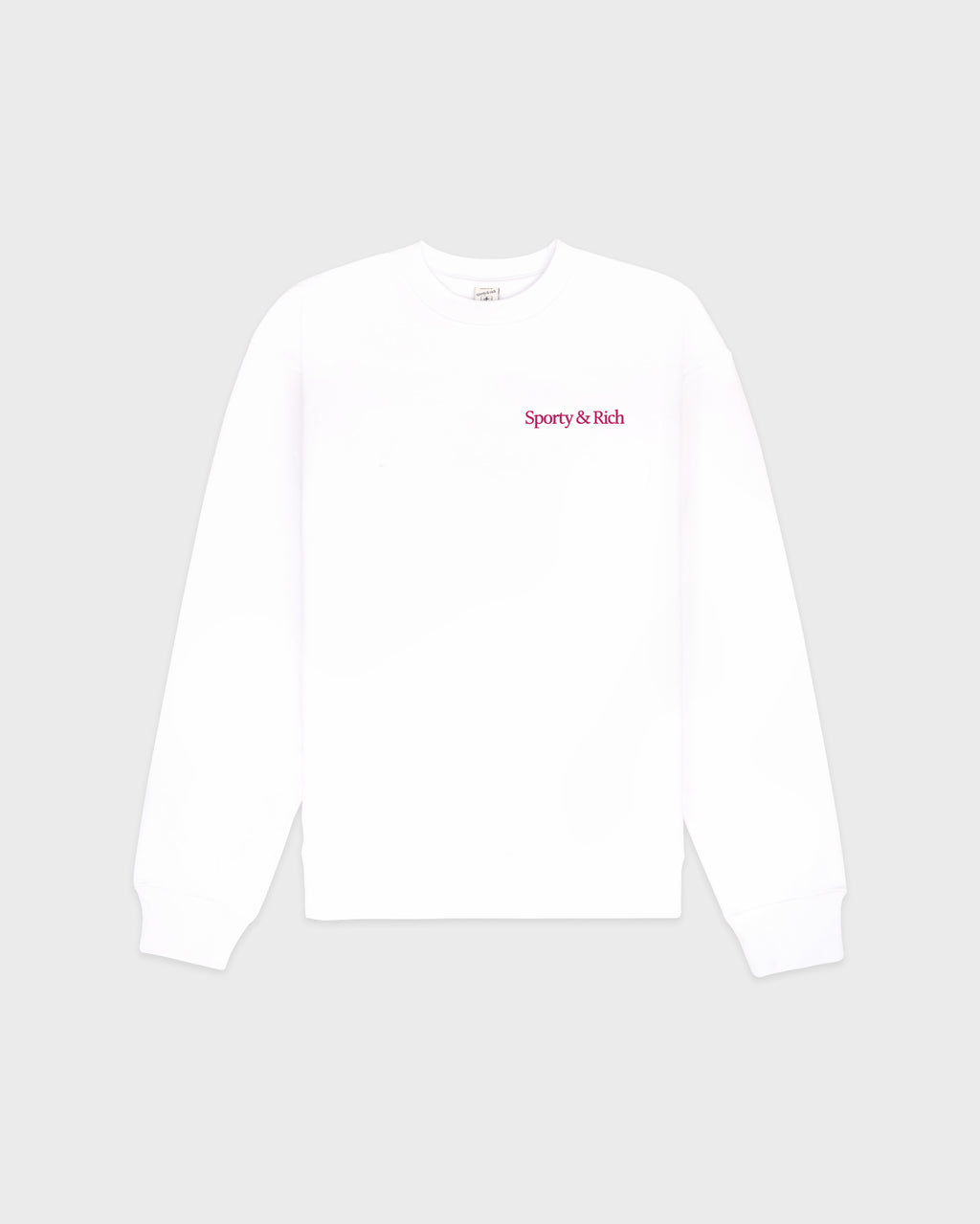NY Motion Crewneck - White/Berry/Azure – Sporty & Rich