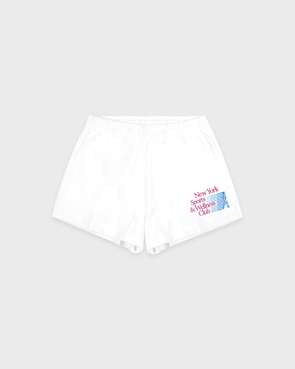NY Motion Disco Short - White/Berry/Azure – Sporty & Rich