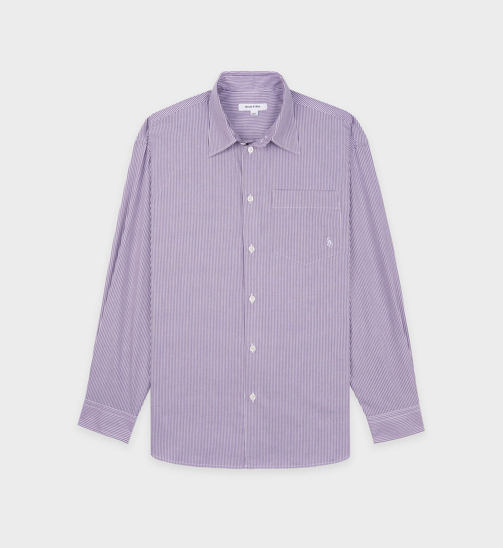 SRC Oversized Shirt - Purple Striped – Sporty & Rich