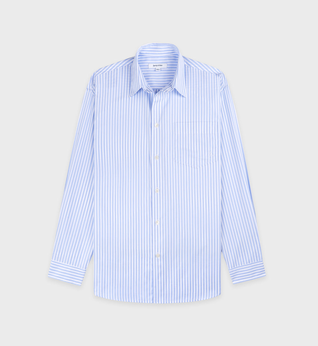 SRC Oversized Shirt - Light Blue Striped – Sporty & Rich