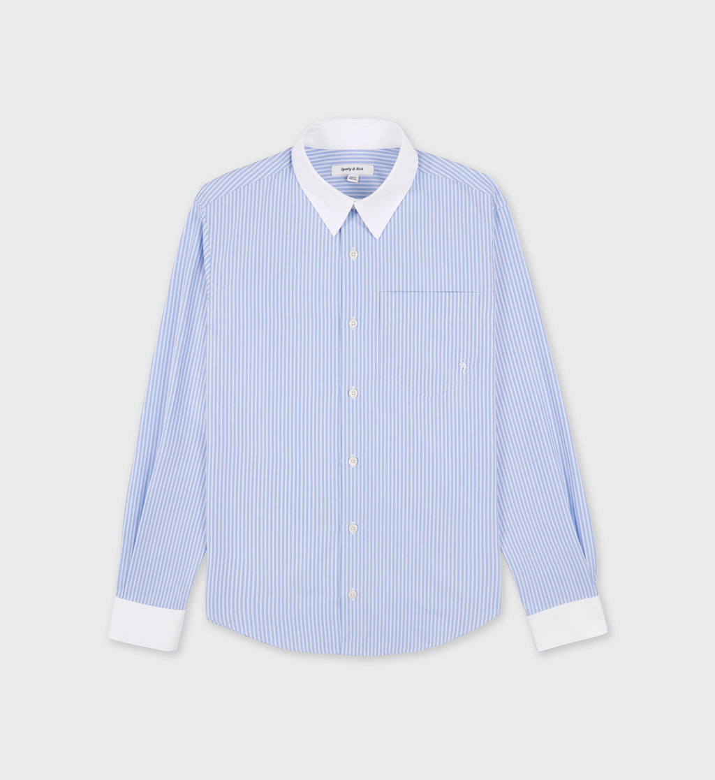 SRC Shirt - Sky Blue/White – Sporty & Rich