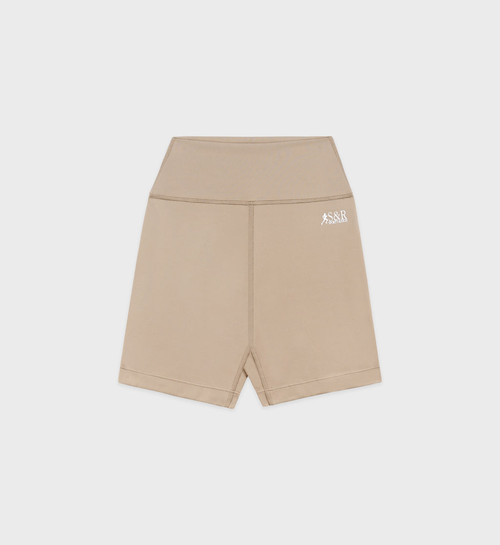 SR Runner Biker Short - Elephant/White – Sporty & Rich