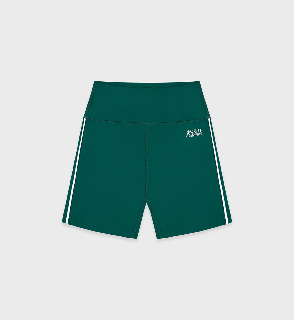 SR Runner Biker Short - Alpine/White – Sporty & Rich
