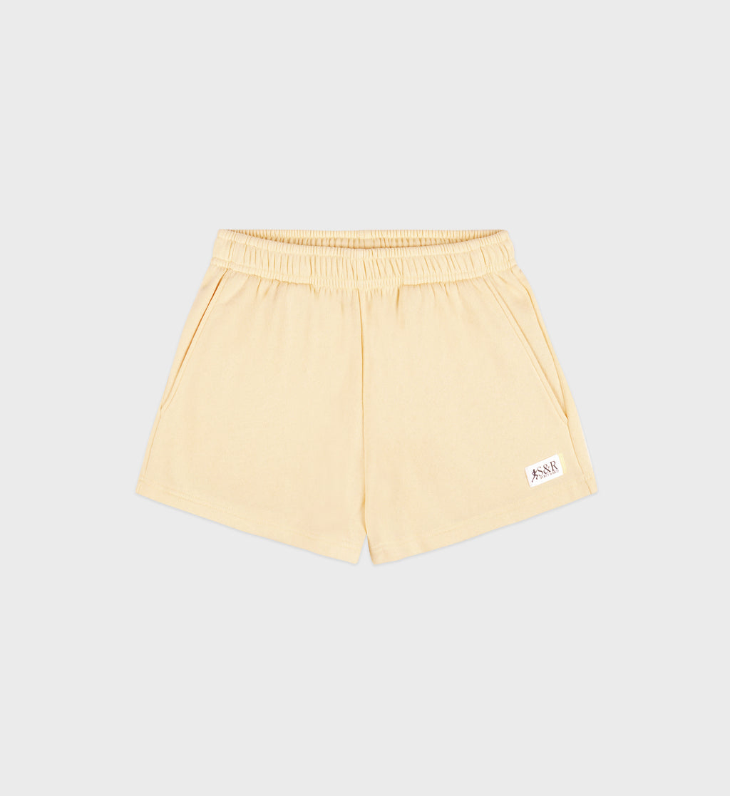 SR Runner Soft Disco Short - Almond/Navy – Sporty & Rich
