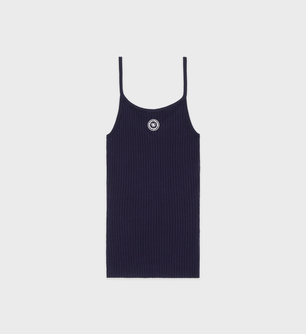 SRHWC Ribbed Tank - Navy – Sporty & Rich