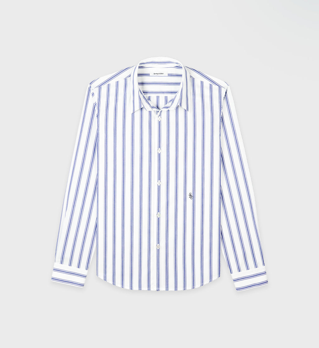 SRC Shirt - Blue Striped – Sporty & Rich